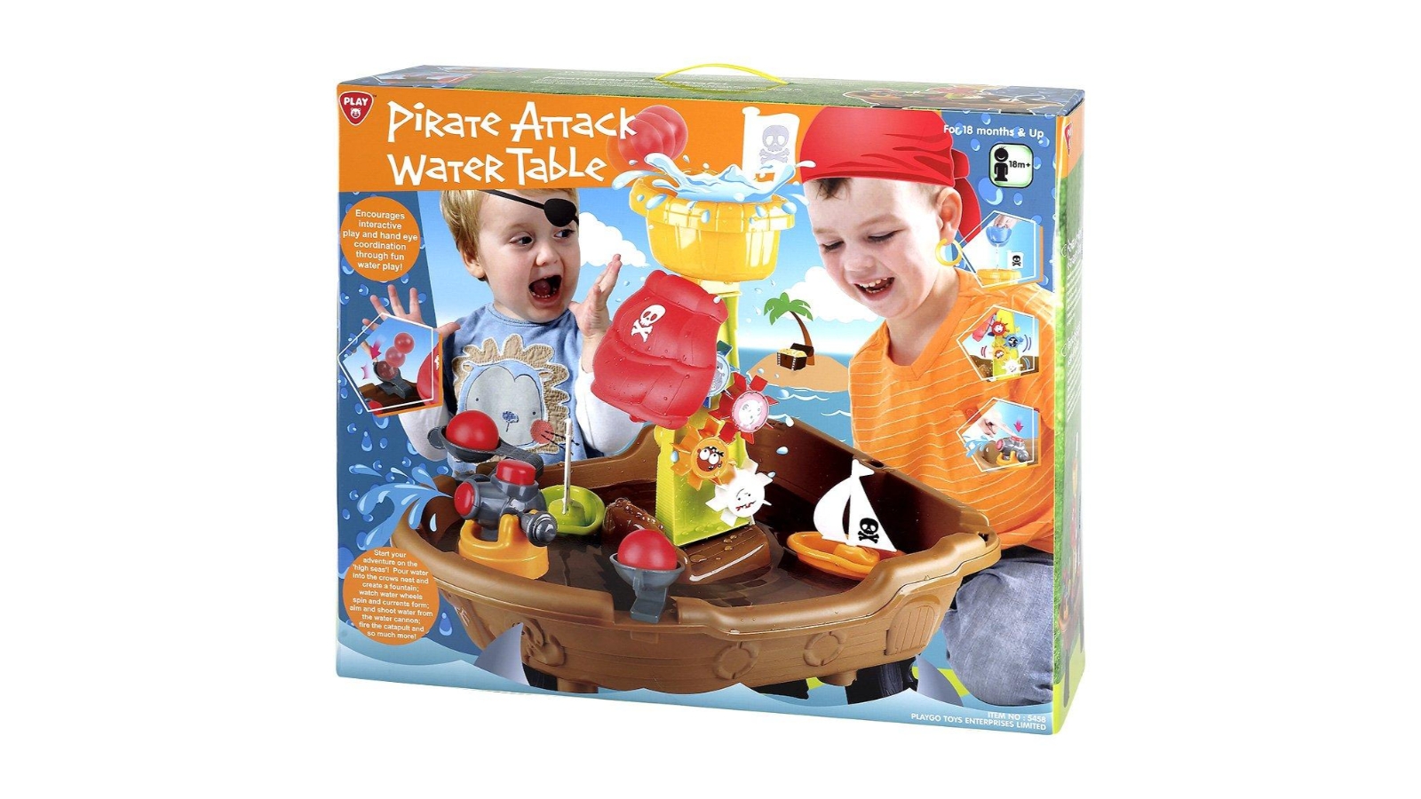 Playgo Toys Ent. Ltd. Pirate Attack Water Table Art64305 | Harvey Norman