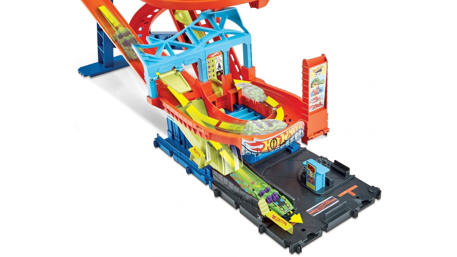 Hot Wheels City Roller Coaster Rally Playset Mattel | Harvey Norman