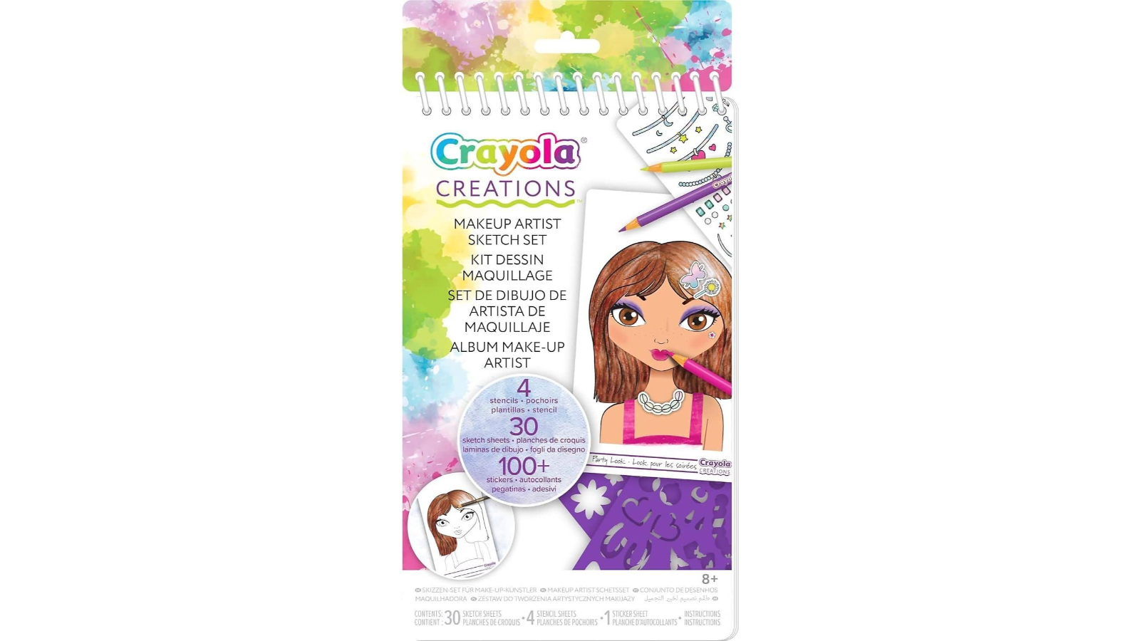 Crayola Creations Make Up Artist Sketch Set | Harvey Norman