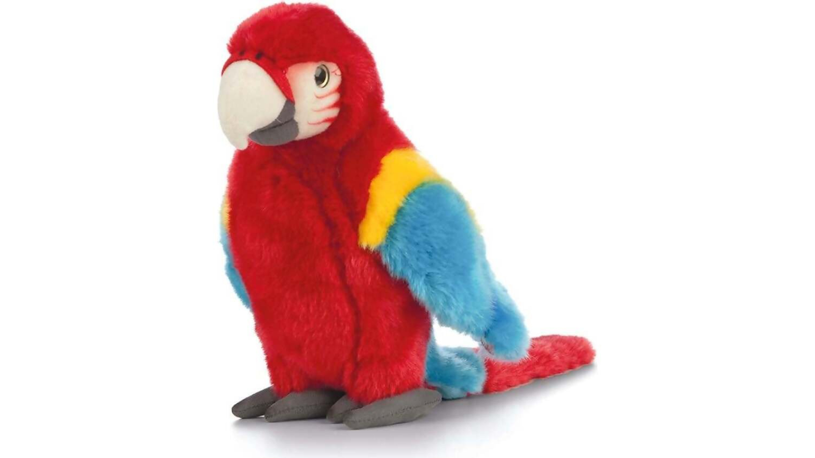 Living Nature Red Macaw Parrot Plush Toy | Harvey Norman