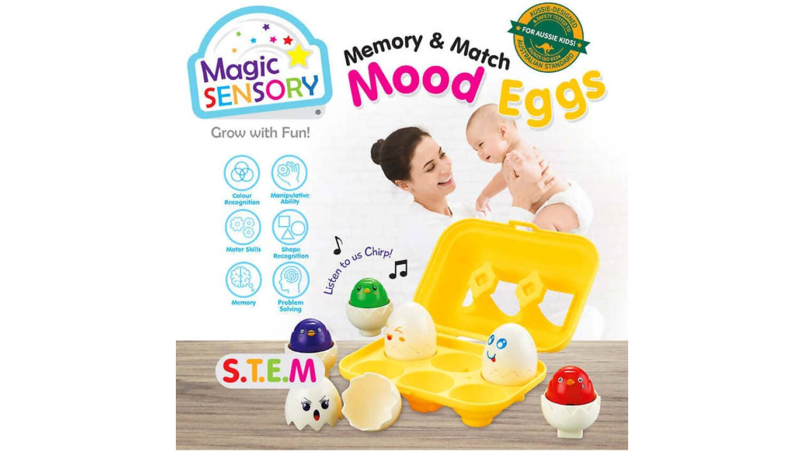Magic Sensory Mood Egg | Harvey Norman