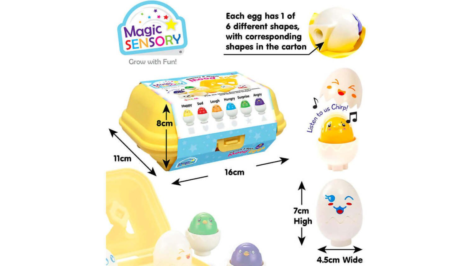 Magic Sensory Mood Egg | Harvey Norman