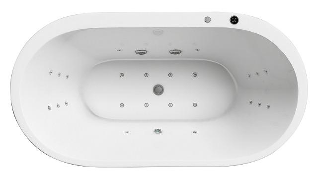 Entrend Design Essence 1500mm Premium Oval Freestanding Spa | Harvey Norman