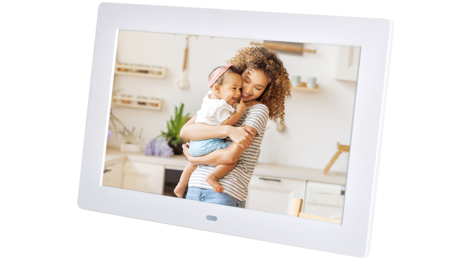 Fotostream 10.1” Digital Photo Frame with Remote Control - White ...