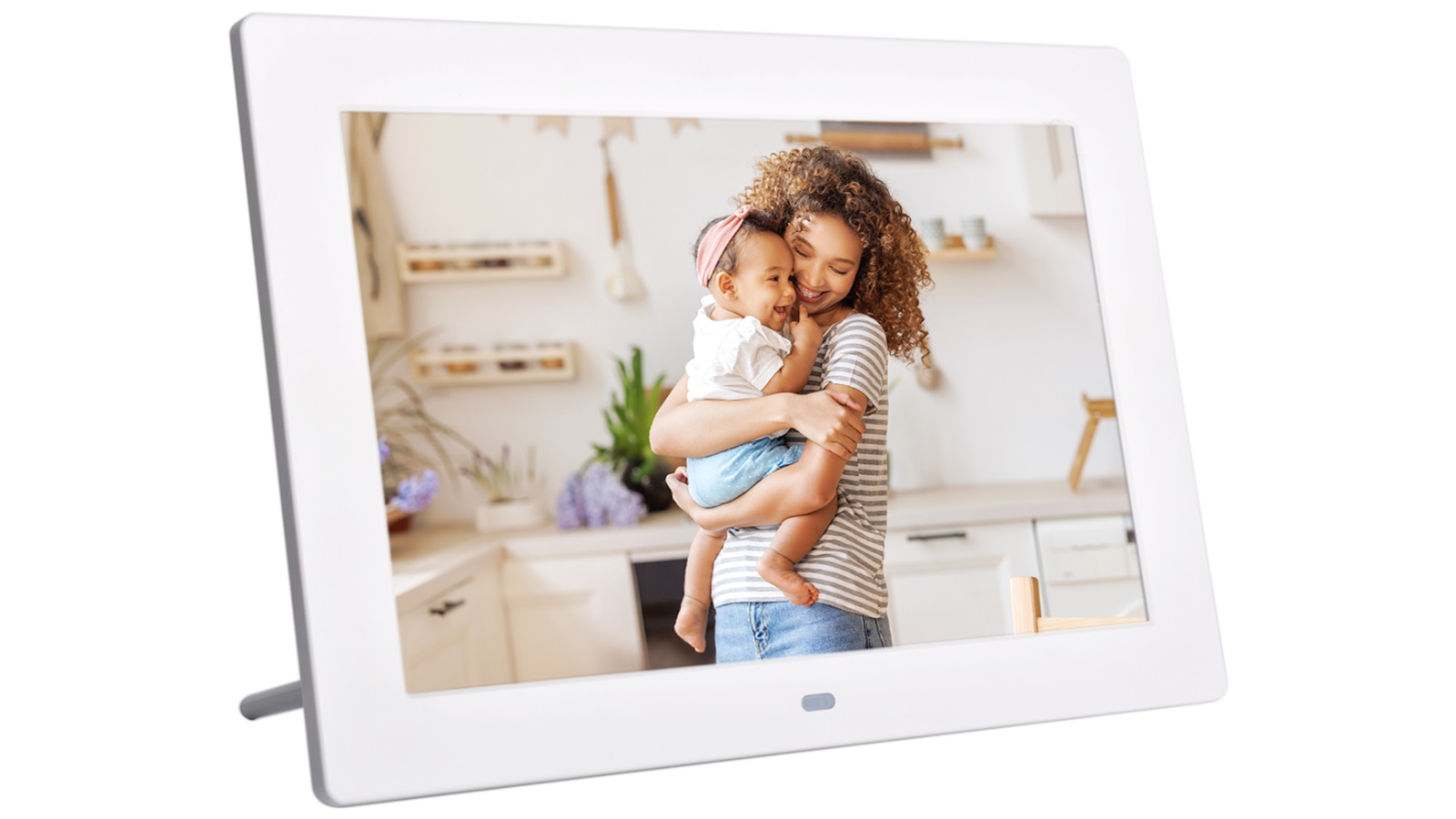 Fotostream 10.1” Digital Photo Frame with Remote Control - White ...
