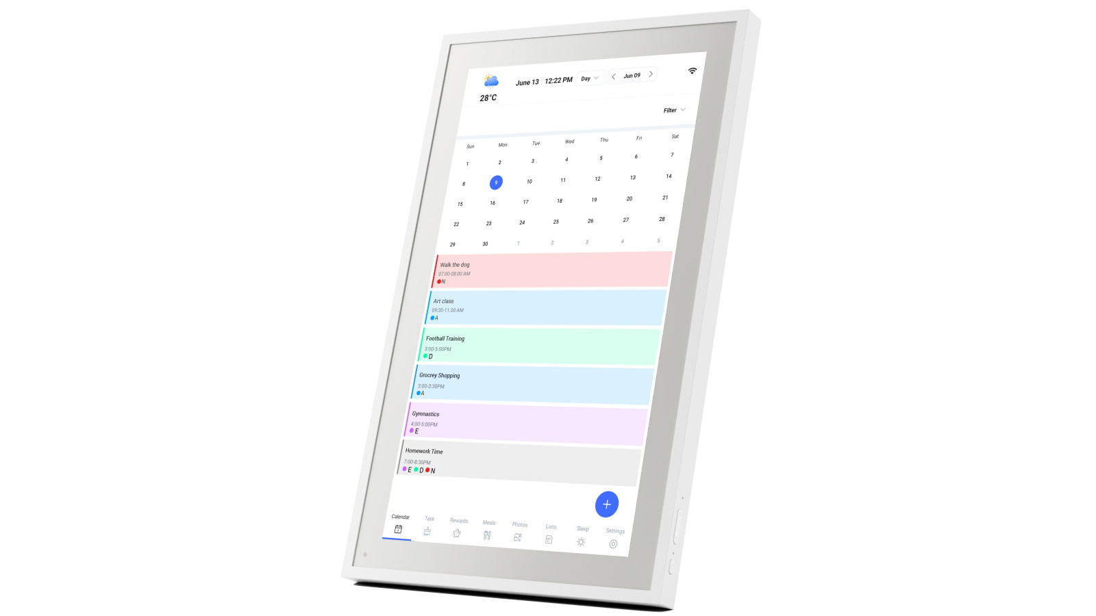 FotoStream 15.6-inch Digital Calendar and Photo Frame | Harvey Norman