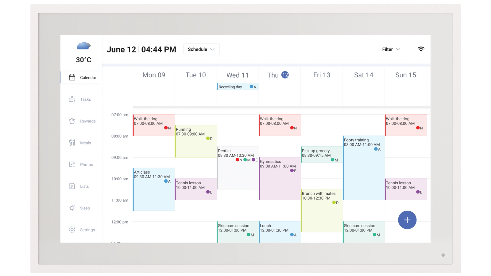 FotoStream 15.6-inch Digital Calendar and Photo Frame | Harvey Norman