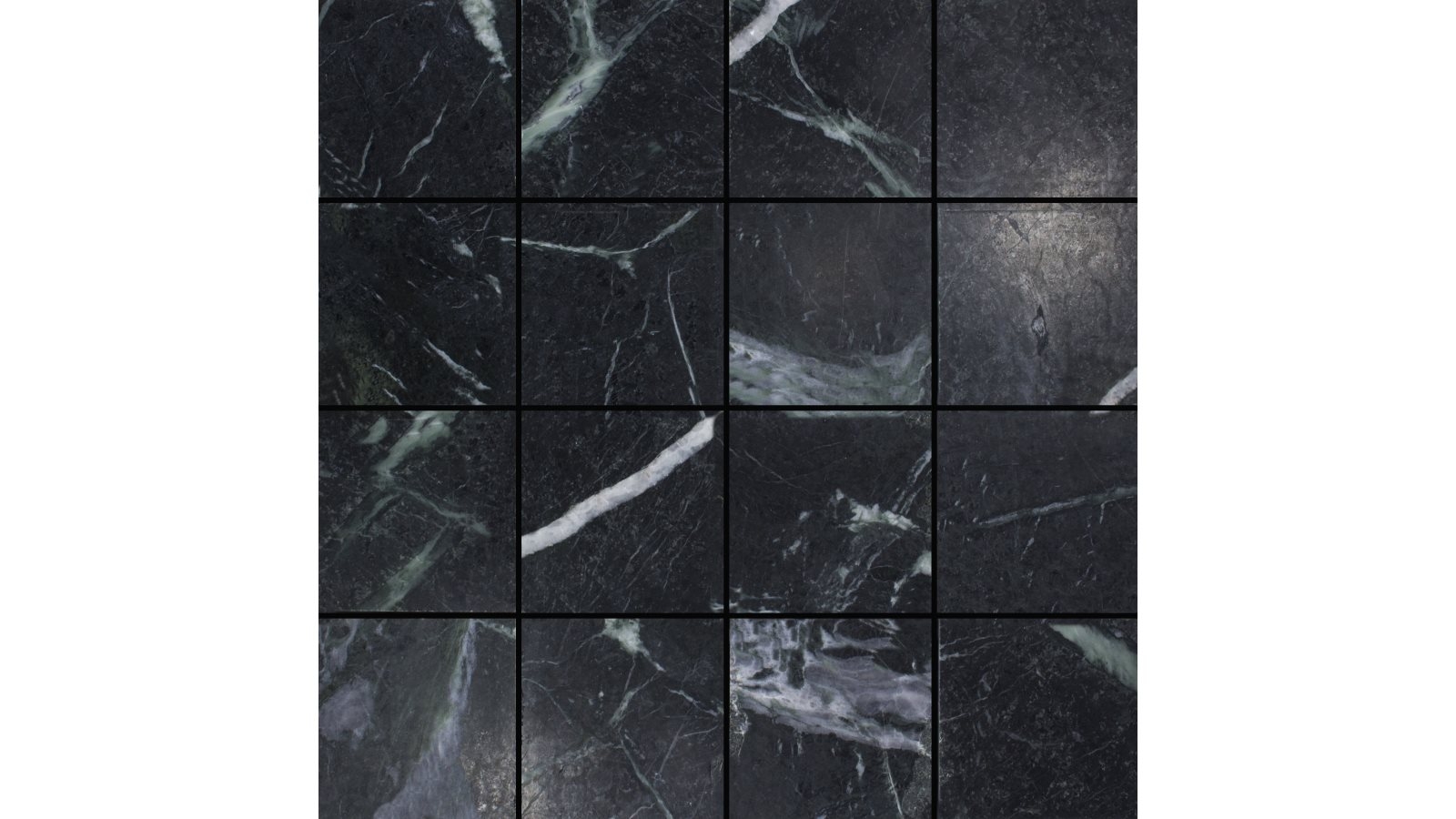 Verde Alpi 75x75mmm Honed Mosaics Tile | Harvey Norman