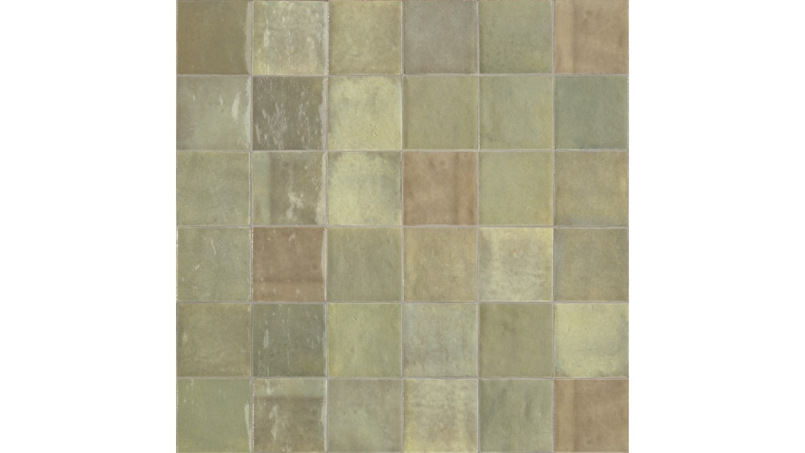 Zellige Salvia 100x100mm Gloss Tile | Harvey Norman