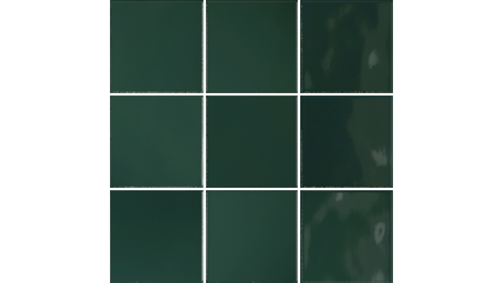 Retromix Emerald Green 100x100mm Glossy N/R Tile | Harvey Norman
