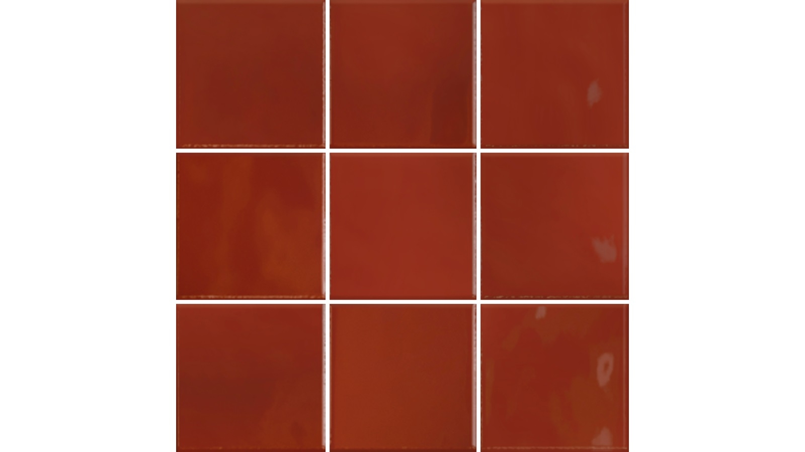 Retromix Lava Red 100x100mm Glossy N/R Tile | Harvey Norman