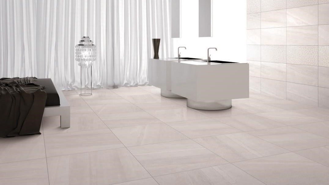 Stoneworx Ivory Matte 450x900mm Glazed Porcelain Tile | Harvey Norman