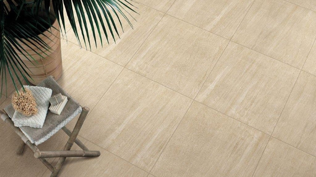 OceanStone Ivory 600x600mm Matte Tile | Harvey Norman