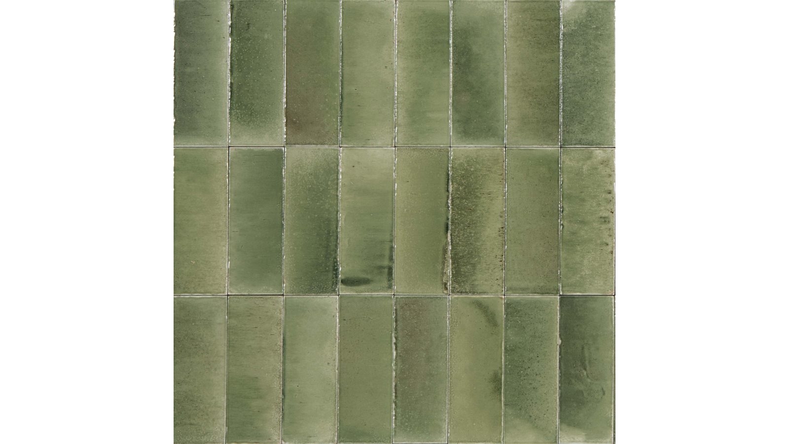 Gleeze Giada Green 75x200mm Gloss Tile | Harvey Norman