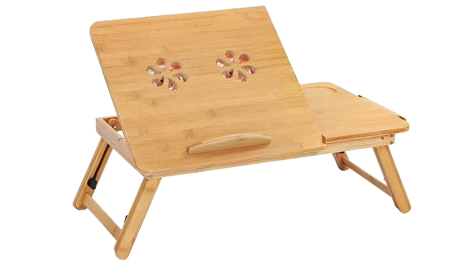 Living Today Bamboo Foldable Side Desk | Harvey Norman