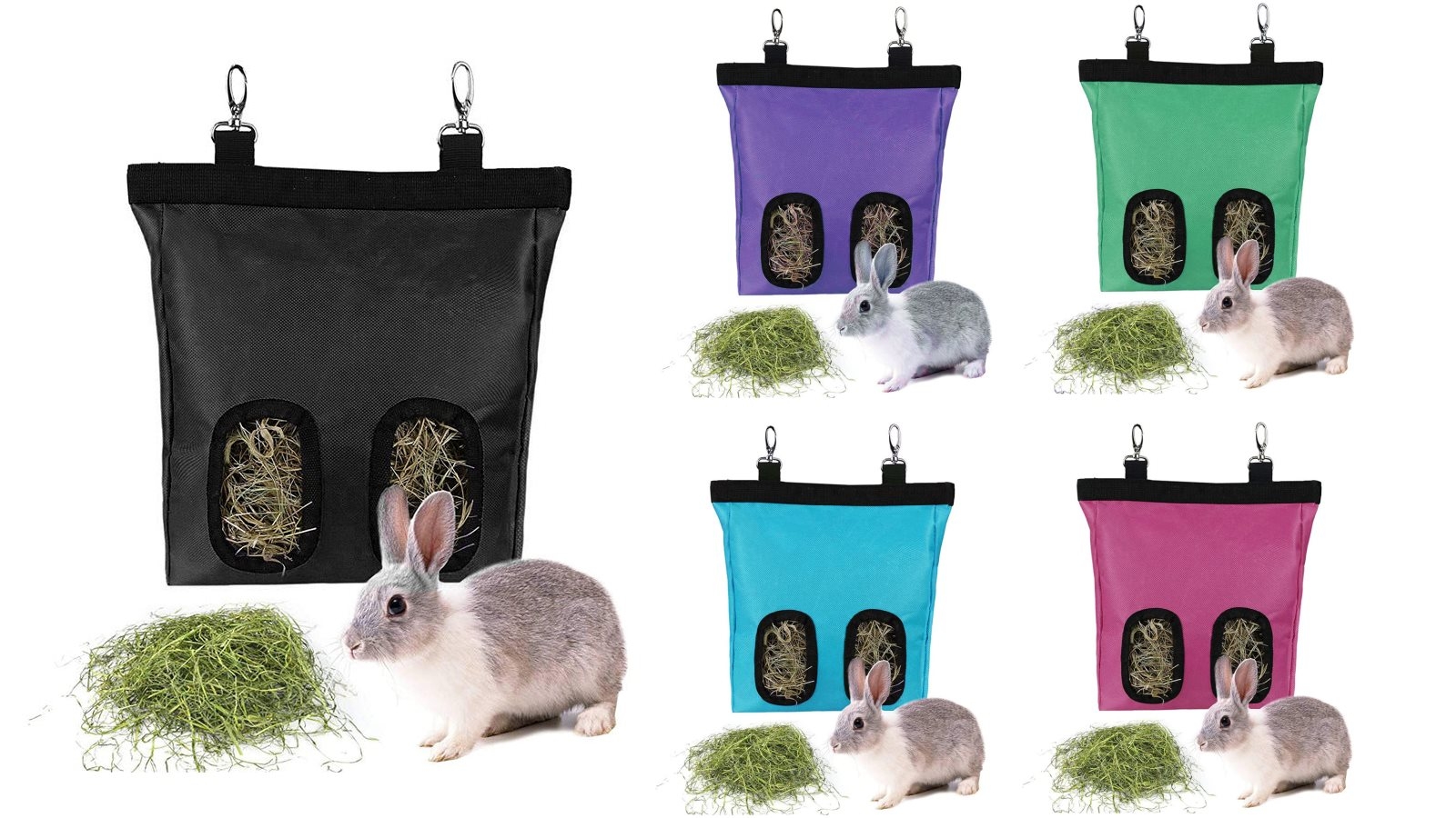 HOD Hanging Hay 2 Holes Storage Feeder Bag for Small Animal | Harvey Norman