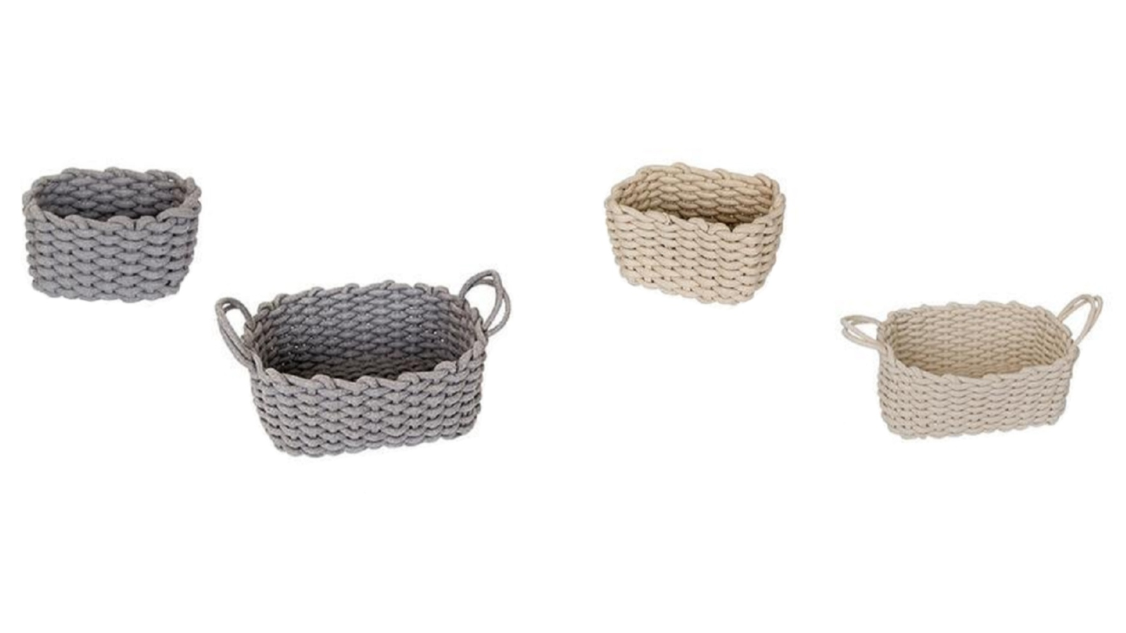 HOD Small/Large Nordic Thick Cotton Rope Storage Box | Harvey Norman