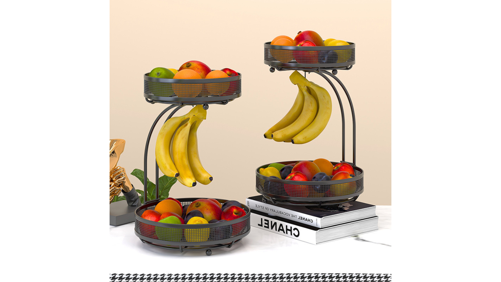 Adivo 28cm 2-Tier Detachable Rack - Black | Harvey Norman