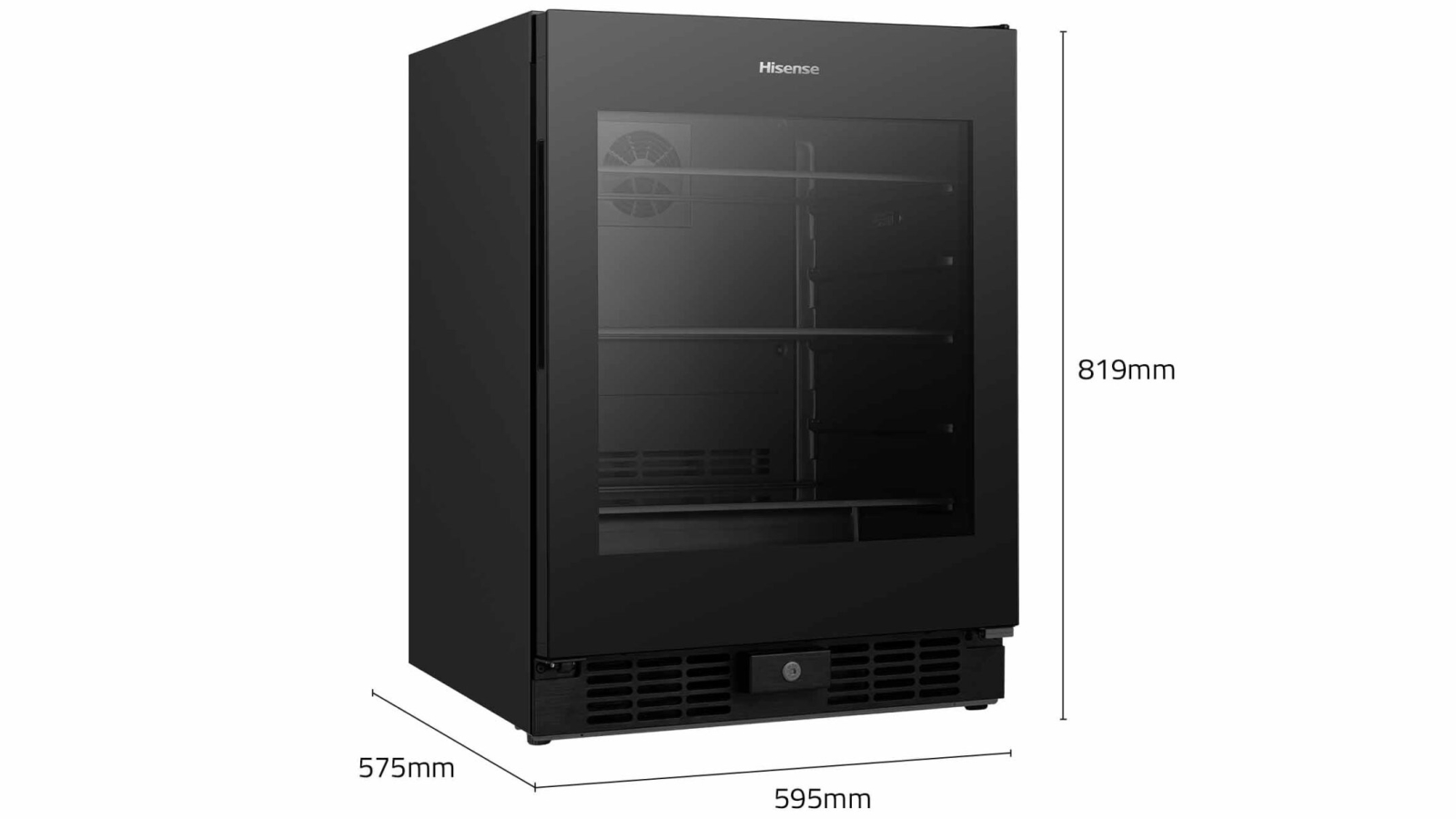 Hisense 140 Can PureFlat Beverage Cooler | Harvey Norman