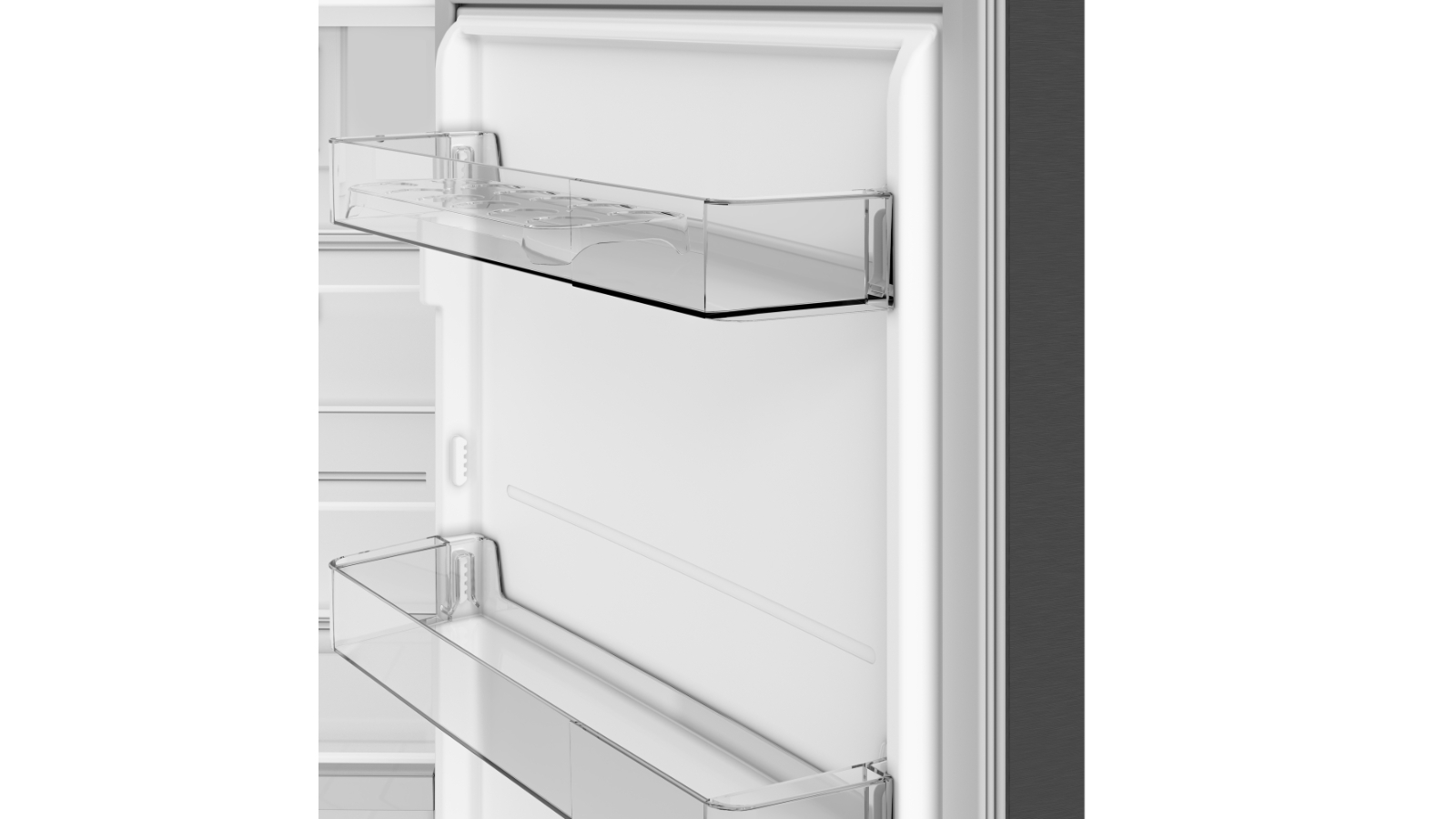 Hitachi 323L Bottom Mount Fridge - Pearl Steel | Harvey Norman