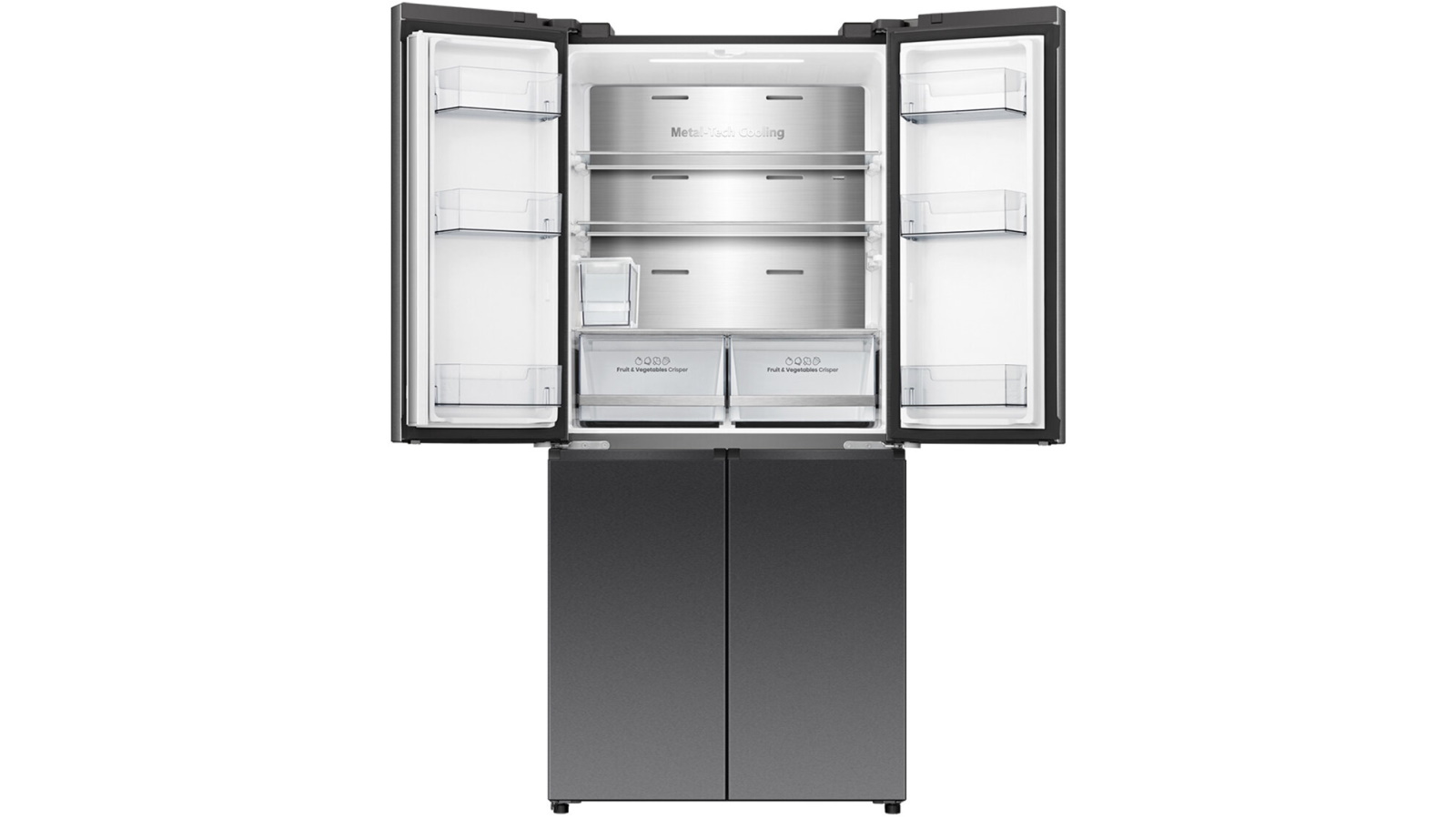 Hisense 483L French Door Fridge with Water Dispenser - Black | Harvey ...