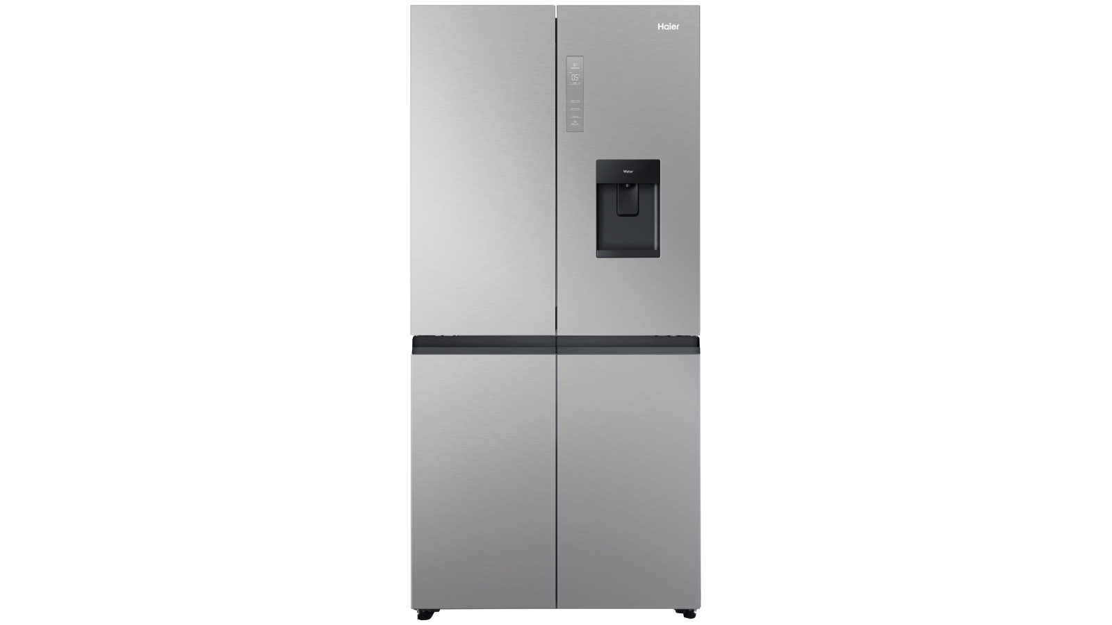 Haier 508L Quad Door Fridge with Water Dispenser - Satina | Harvey Norman