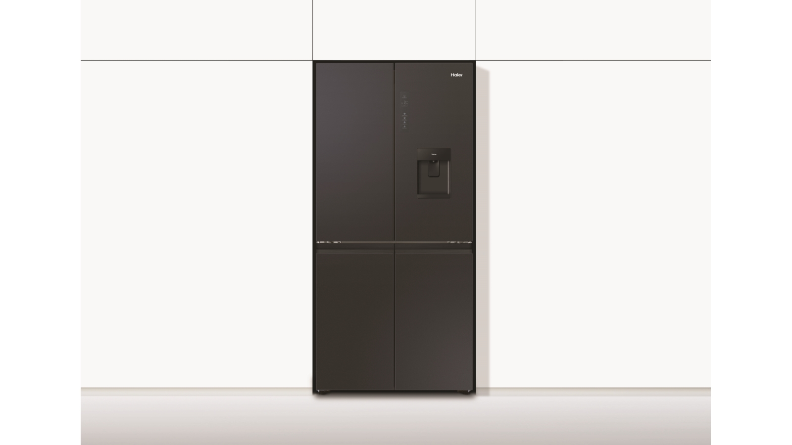 Haier 507L Quad Door Fridge with Ice & Plumbed-in Water Dispenser ...