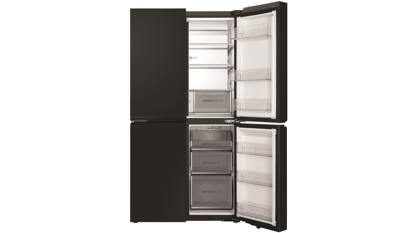 Haier 623L Quad Door Fridge with Ice & Water Dispenser - Black | Harvey ...