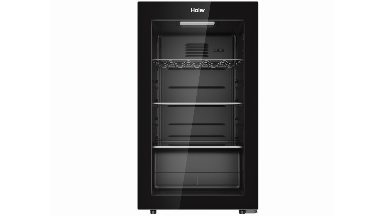 Haier 87L Right Hinge Beverage Centre - Black | Harvey Norman