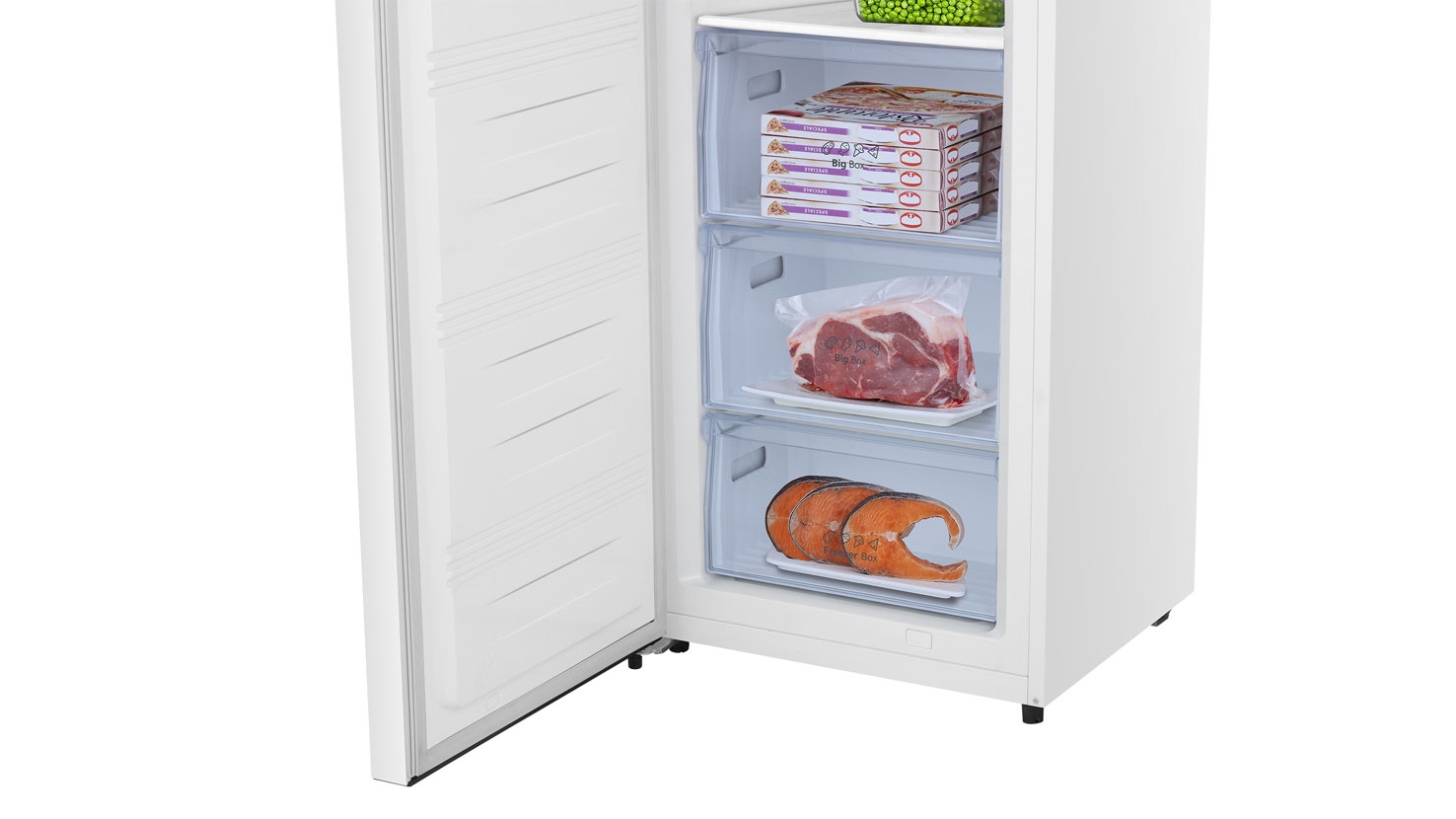 Hisense 240L Vertical Hybrid Freezer - White | Harvey Norman