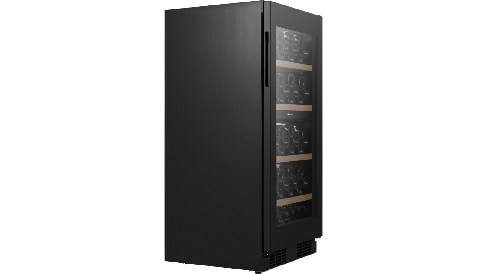 Hisense 108 Bottle Glass Wine Fridge - Black | Harvey Norman