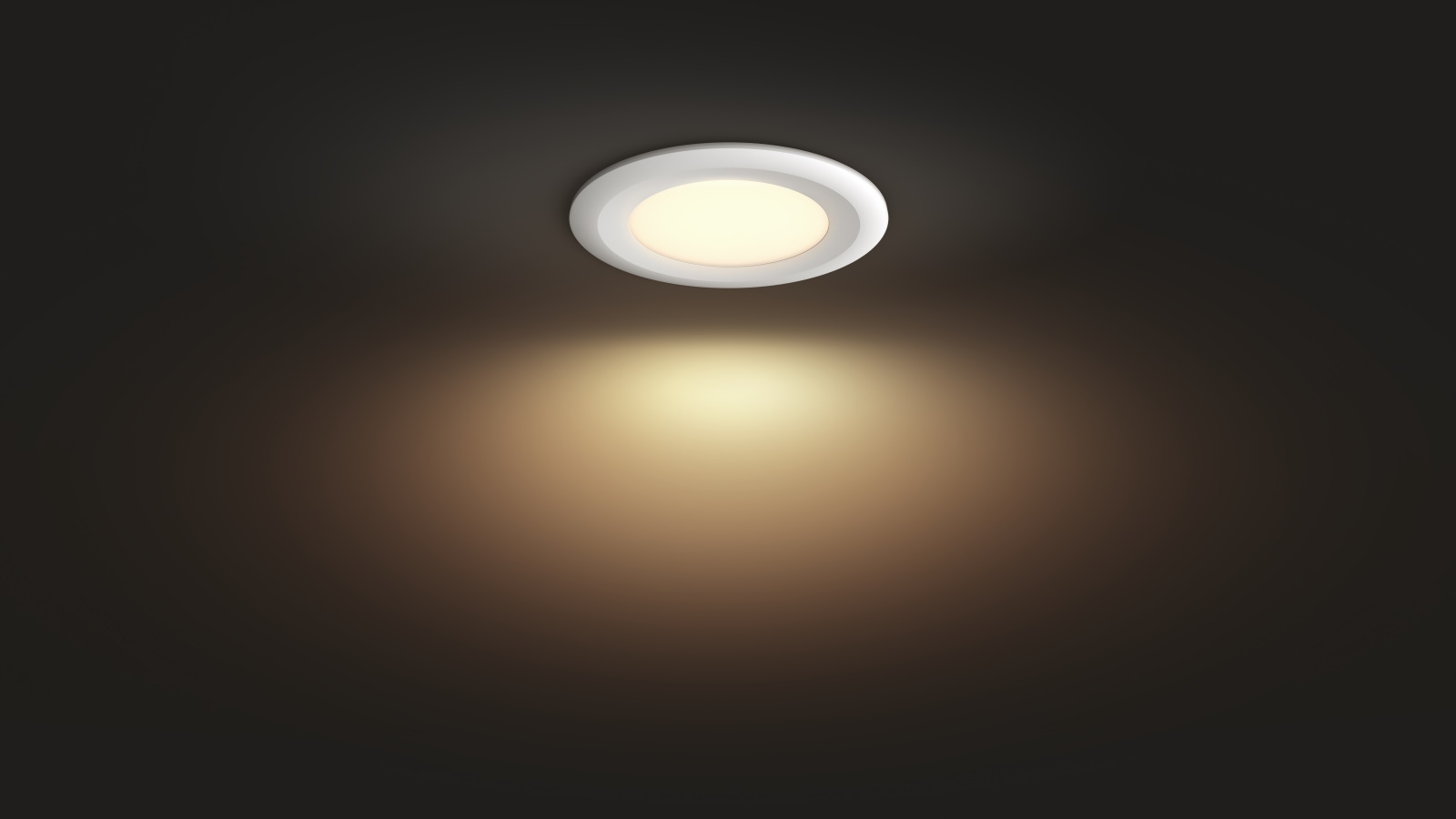 Philips Hue White and Colour Ambiance 90mm Akari Downlight with ...