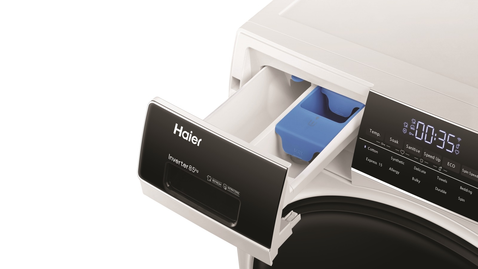 Haier 8.5kg Front Load Washing Machine with WiFi Compatibility | Harvey ...