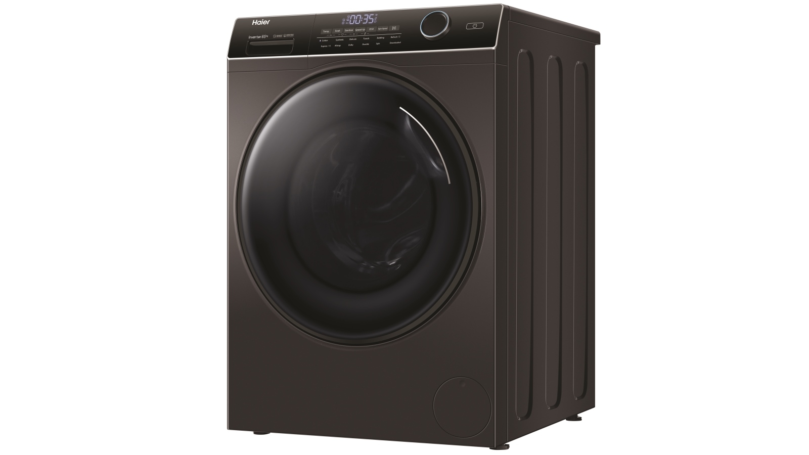 Haier 8.5kg Front Load Washing Machine - Black | Harvey Norman
