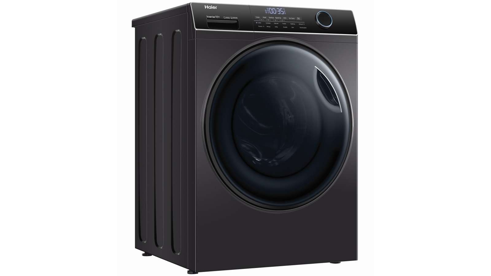 Haier 9.5kg Front Load Washing Machine with WiFi Compatibility - Black ...