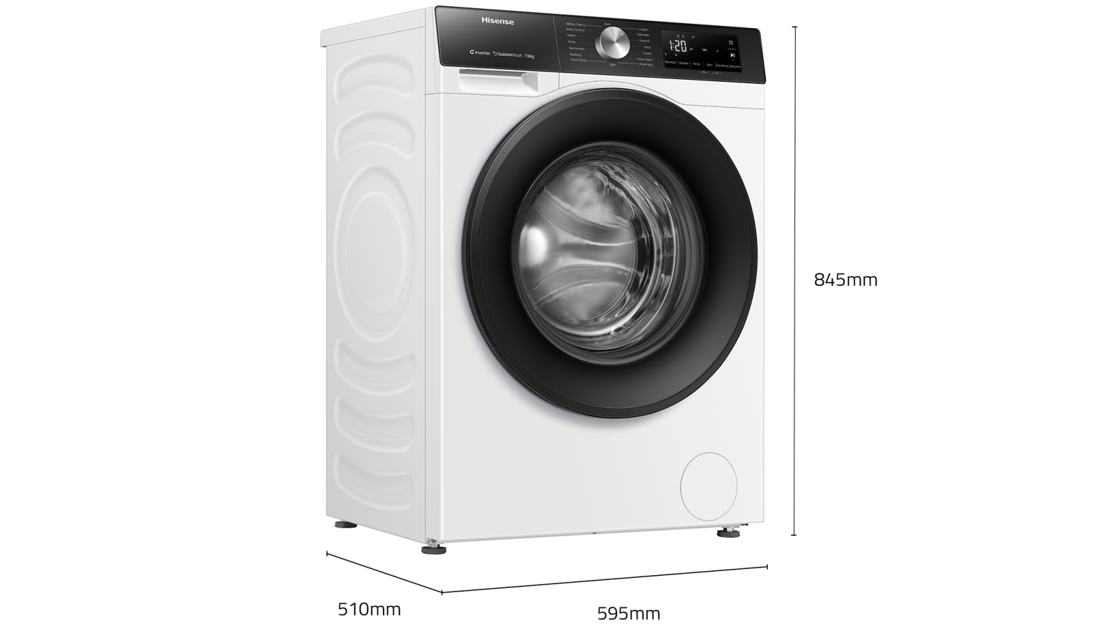 Hisense 7.5kg Series 3 Front Load Washing Machine | Harvey Norman