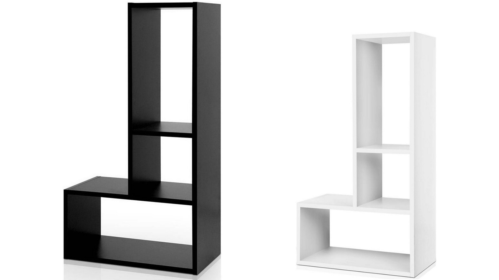 Artiss L-Shaped Display Cabinet | Harvey Norman