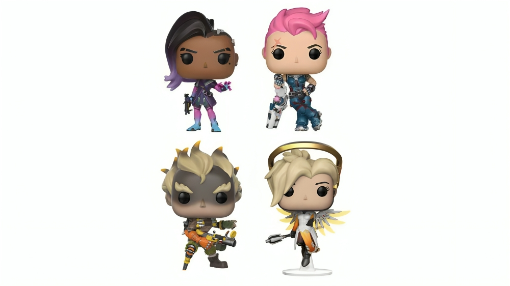 Overwatch Pack of 4 US Exclusive Pop Vinyl | Harvey Norman