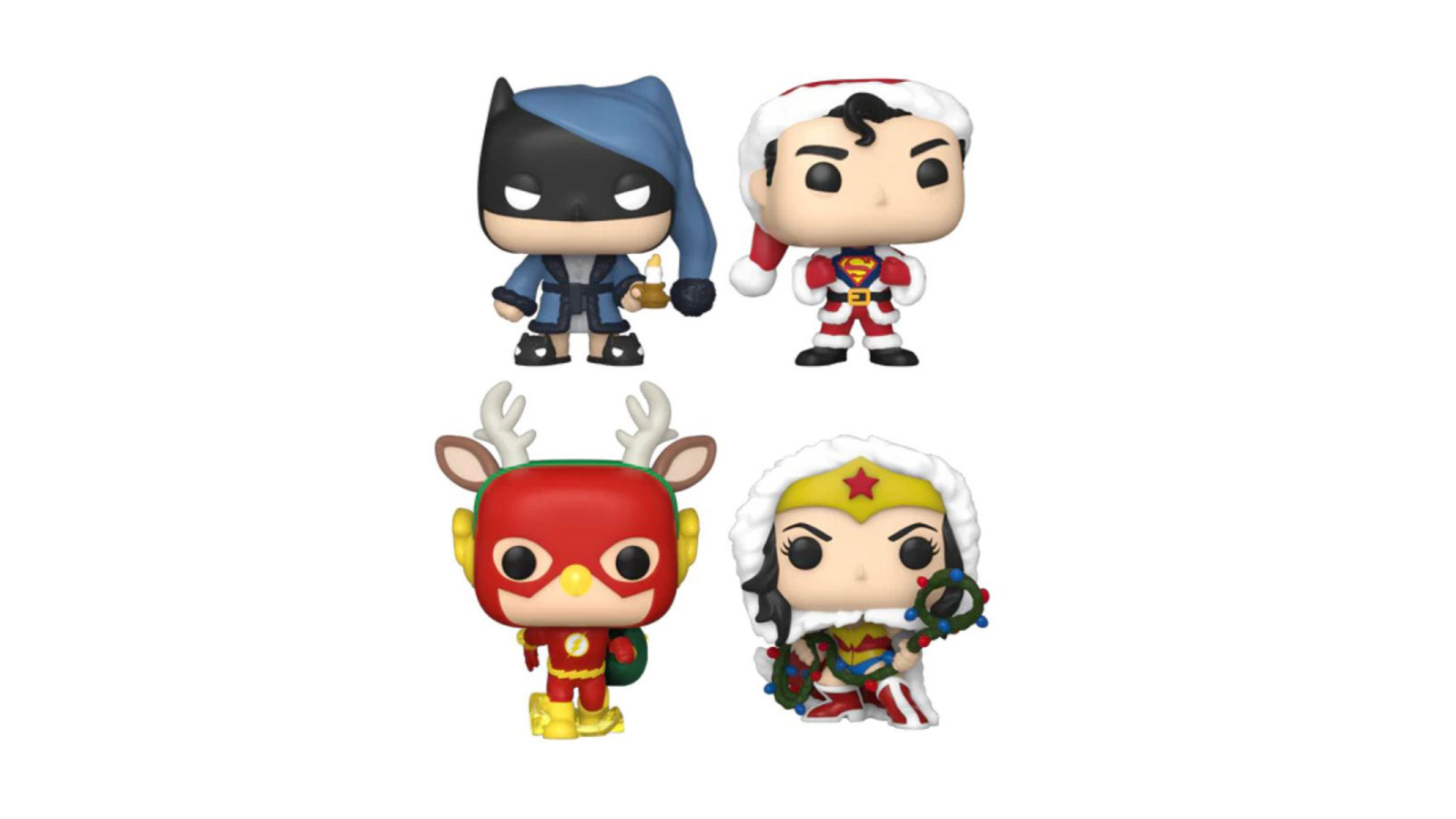 DC Comics Pack of 4 Holiday Tree Box US Exclusive Pocket Pop | Harvey ...