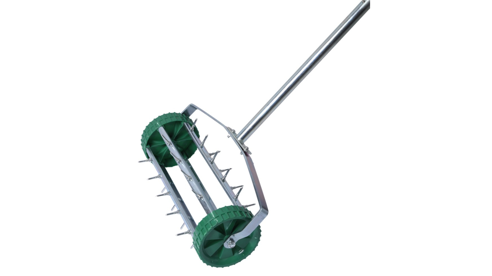 Traderight Lawn Aerator Scarifier Rolling Steel Spike Tool Garden Yard ...