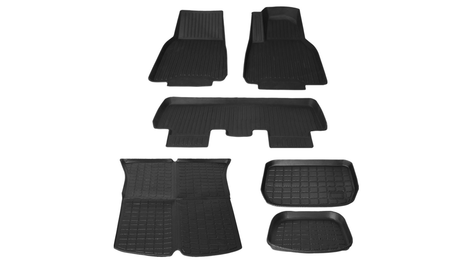 Manan Tesla Model Y Front Trunk, Rear Boot and Front Storage Car Mats ...