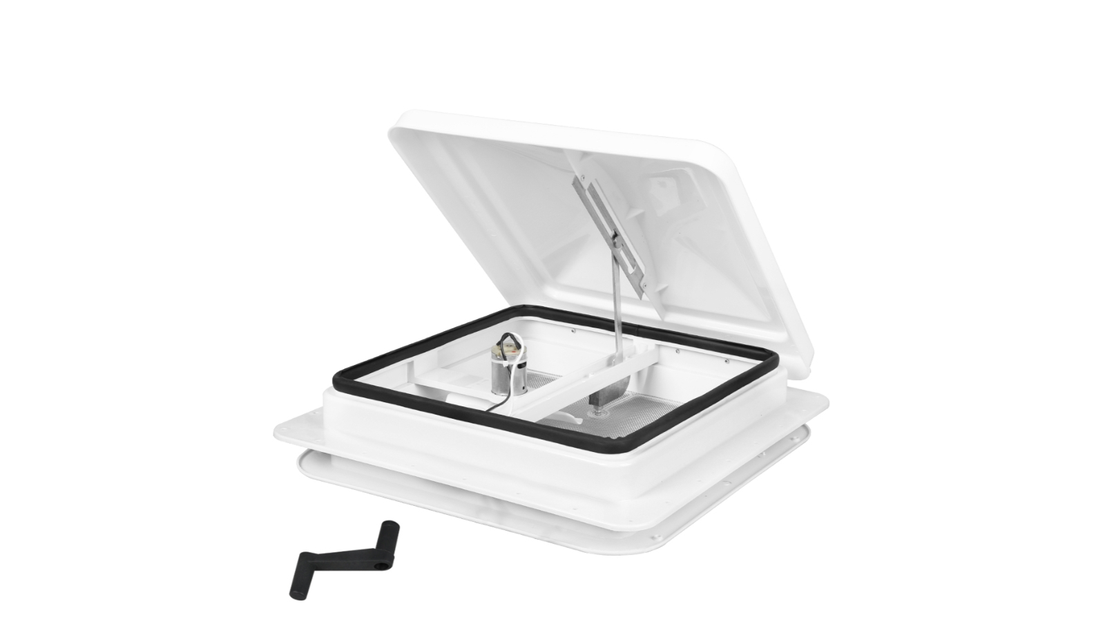 Manan 12V Caravan Vent Fan RV Shower Roof Hatch 35.5 x 35.5cm | Harvey ...