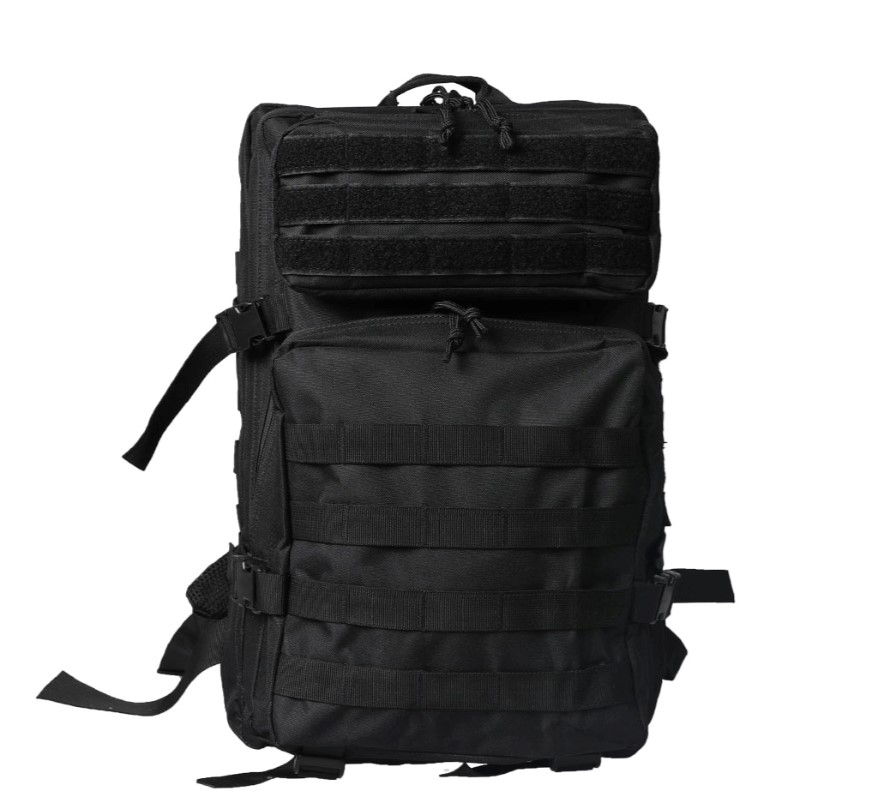 Slimbridge 45Litres Waterproof Military Backpack - Black | Harvey Norman
