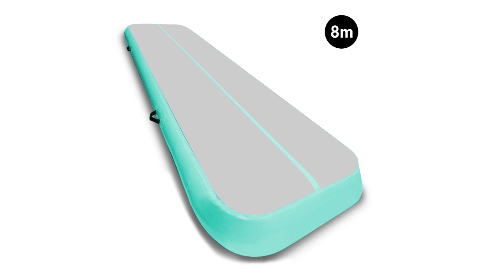 Powertrain 8m Air Track Tumbling Mat - Grey/Green | Harvey Norman