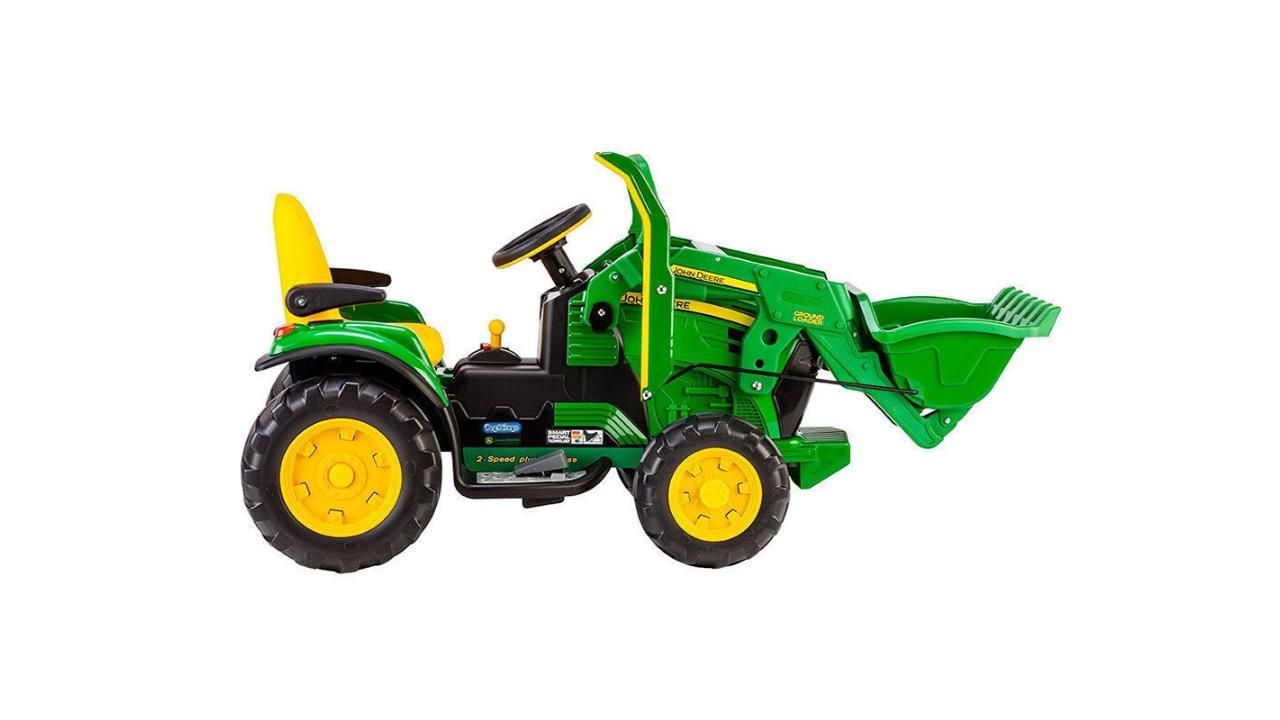 John Deere 12V Electric Kids Ride-On Loader Tractor Toy | Harvey Norman