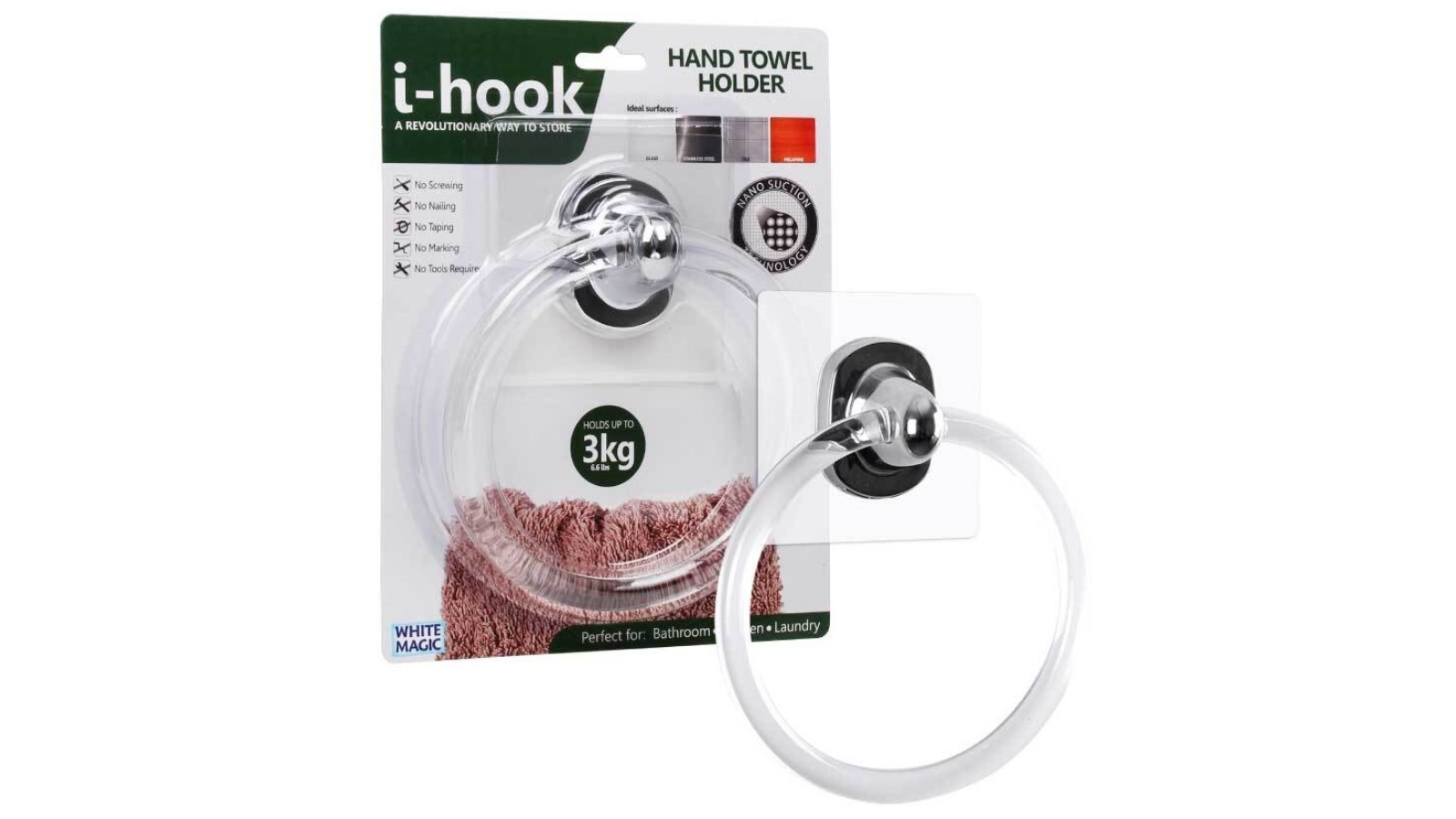 iHook Hand Towel Holder | Harvey Norman