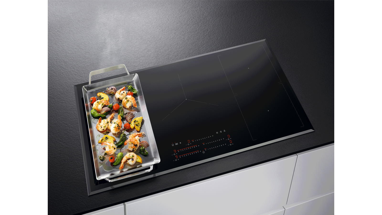 AEG 900mm 5 Zone Induction Cooktop with ProCook | Harvey Norman