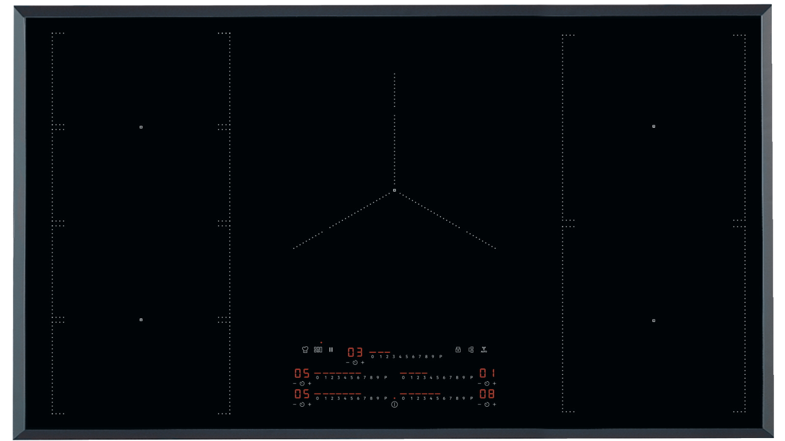 AEG 900mm 5 Zone Induction Cooktop with ProCook | Harvey Norman