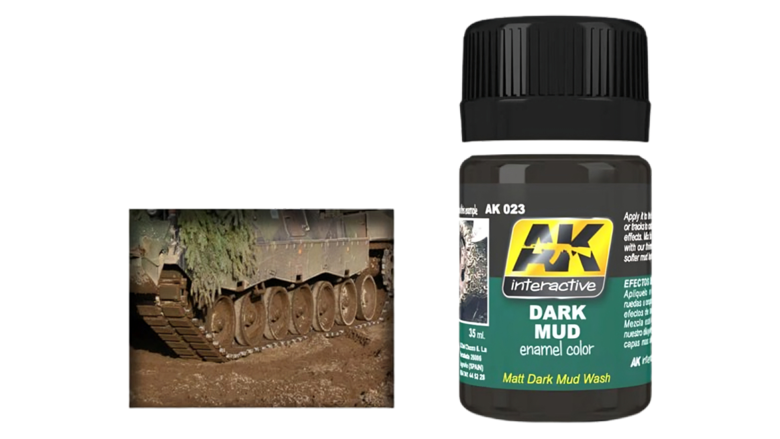 AK Interactive Weathering Product - Dark Mud | Harvey Norman