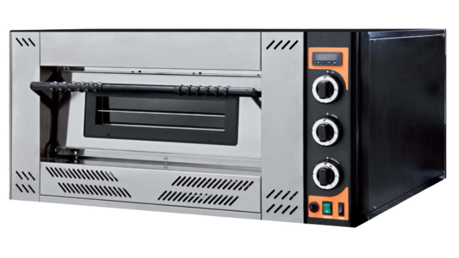 Prismafood PMG-9 Commercial Prisma Food Single Deck Gas Pizza and ...